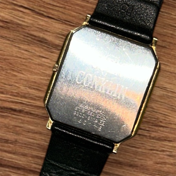 Seiko | Accessories | Mens Seiko Lassale Gold Tone Watch Quartz Super Ultra Thin Calf Leather ...